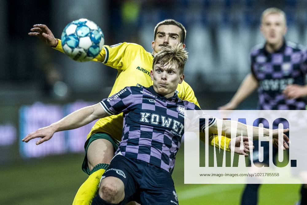 SITTARD lr Inigo Cordoba of Fortuna Sittard, Oliver Edvardsen of Go ...