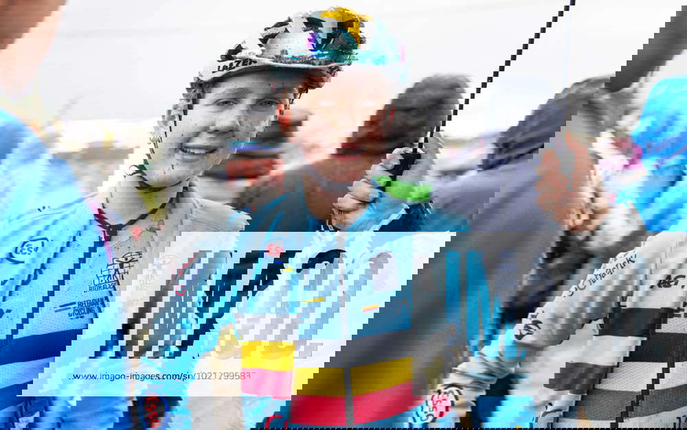 Belgian Lore De Schepper pictured after the women s junior race at the ...