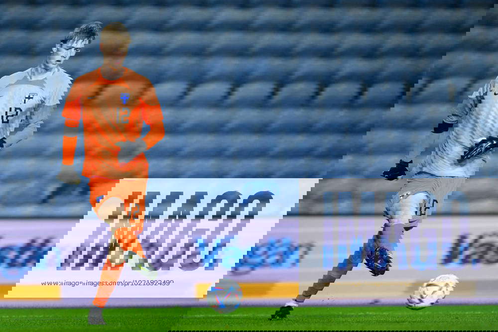 230109 Goalkeeper Lucas Bergström of Finland during the International ...