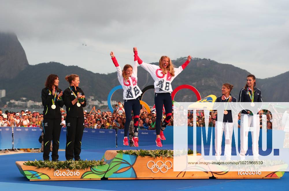 Olympics: Sailing, Aug 18, 2016; Rio de Janeiro, Brazil; Hannah Mills ...