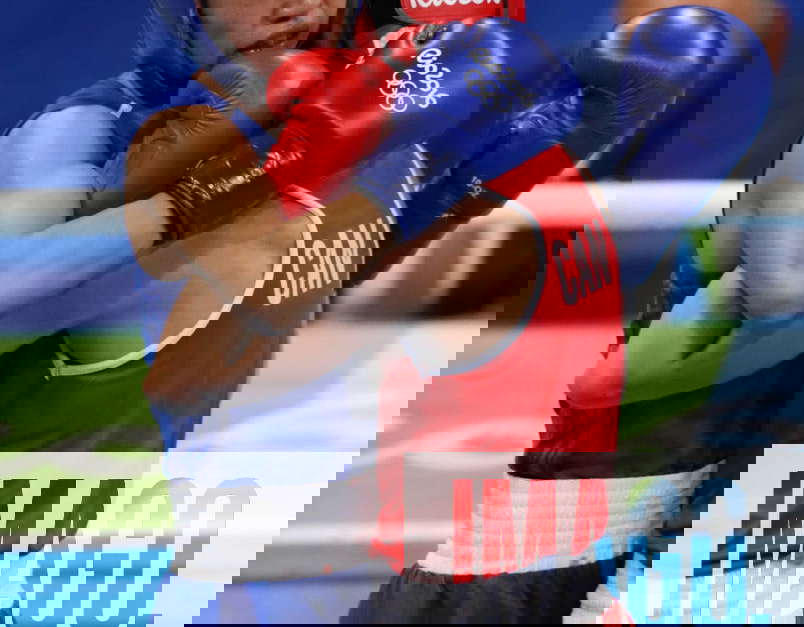 Olympics: Boxing, Aug 16, 2016; Rio de Janeiro, Brazil; Mandy Bujold ...