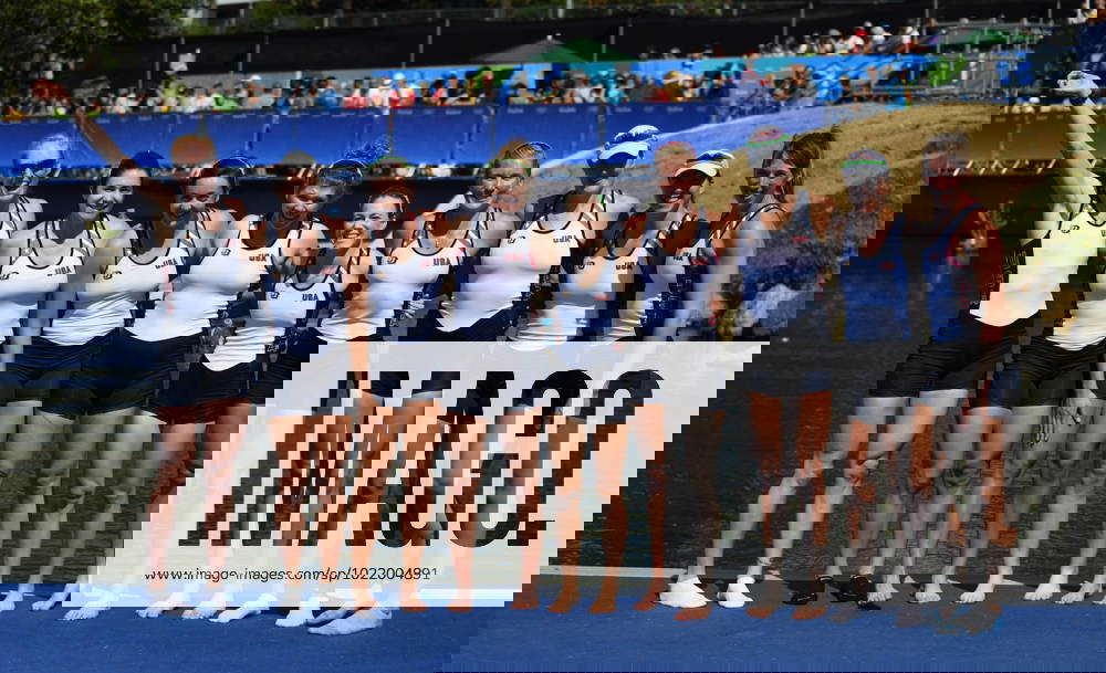 Olympics: Rowing, Aug 13, 2016; Rio de Janeiro, Brazil; Team USA poses ...