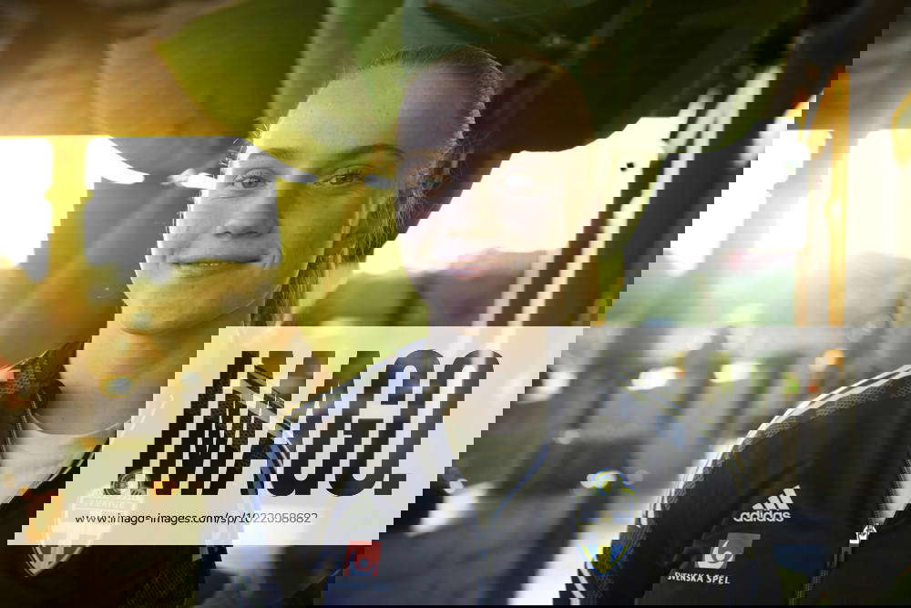 ALBUFEIRA 20230111 Anna Sandberg during a press conference when the ...