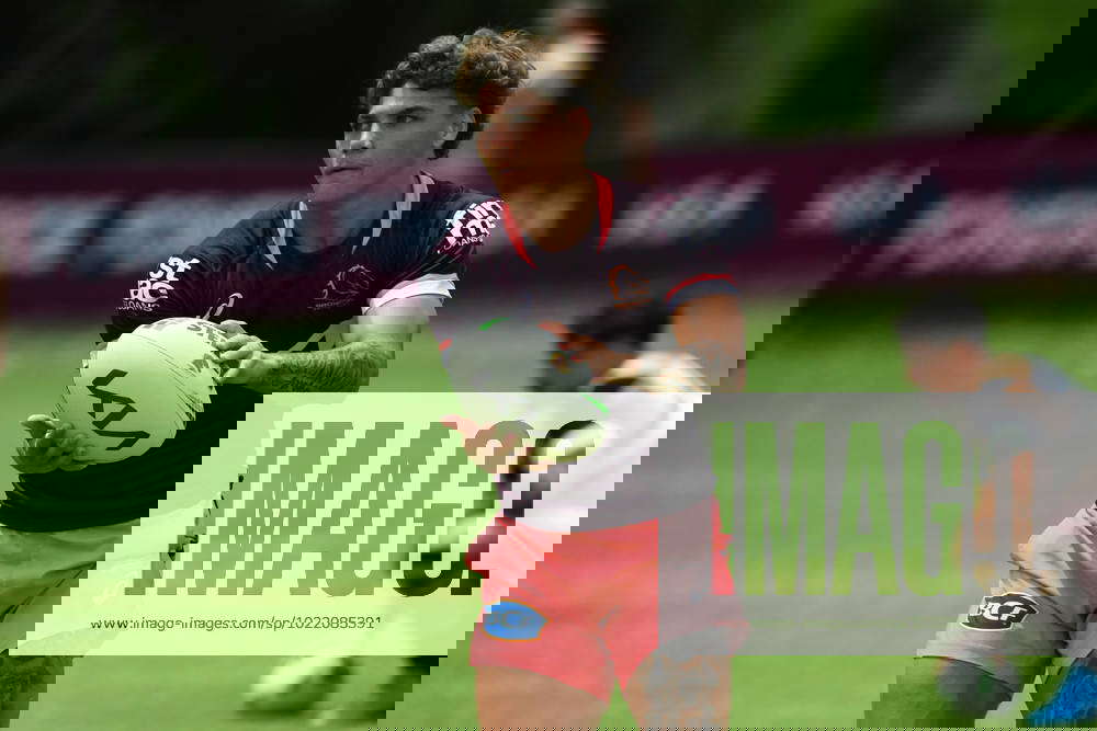 NRL BRONCOS TRAINING, Reece Walsh catches the ball during a Brisbane ...