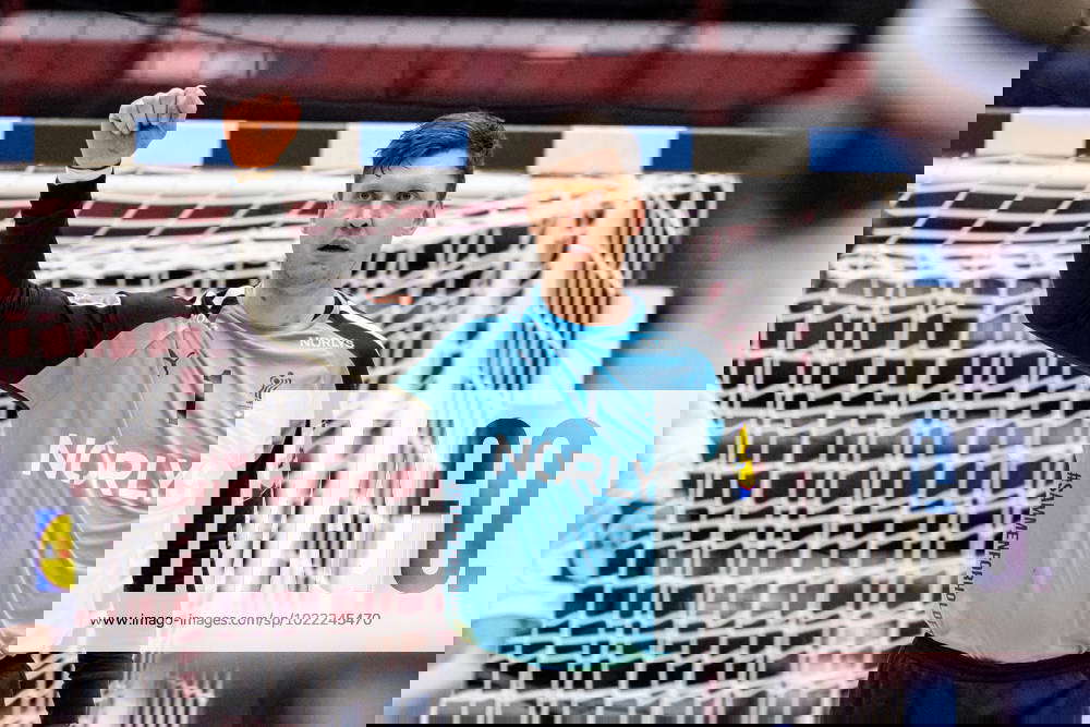 230113 Goalkeeper Niklas Jacobsen Landin of Denmark during the 2023 IHF ...