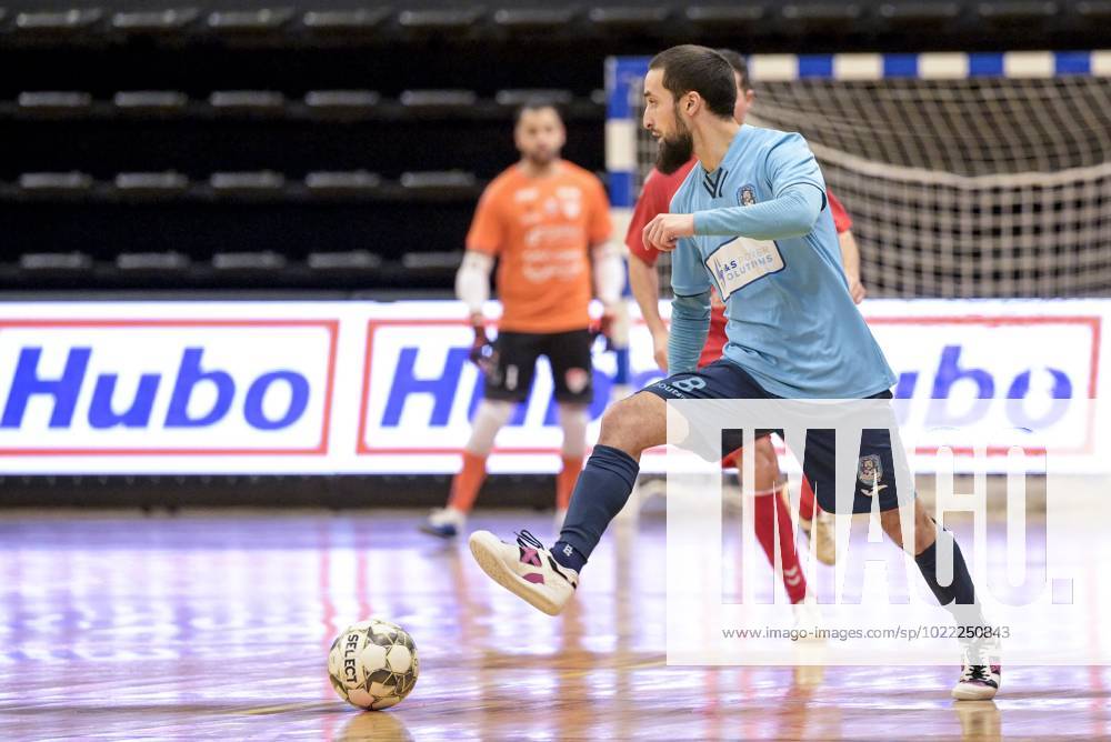 HASSELT, BELGIUM - JANUARY 13 : Halim Yassin player of Full Hasselt ...