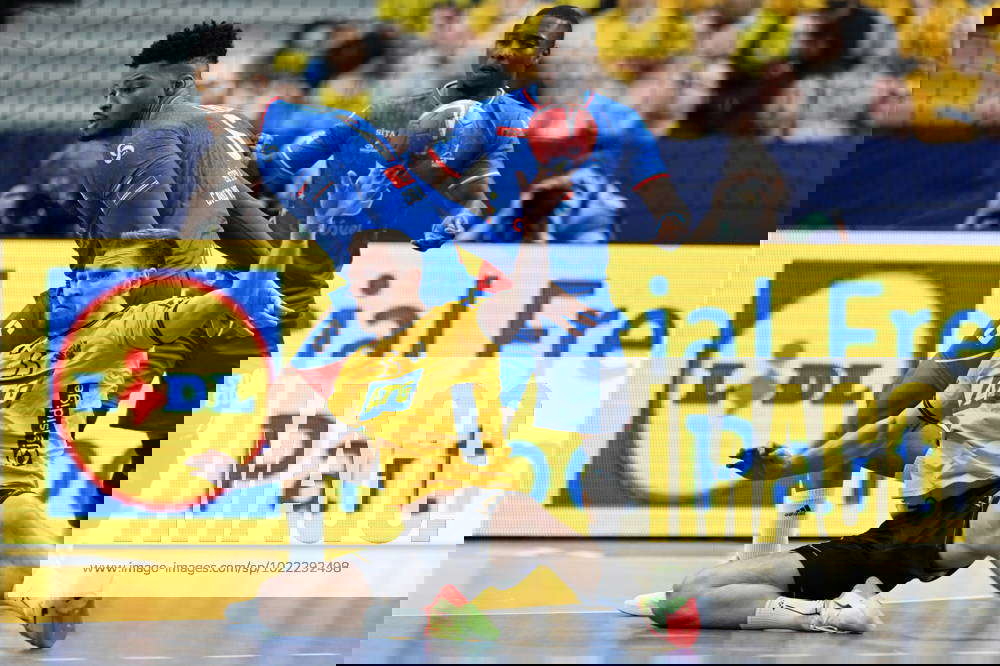 GOTHENBURG 20230114 Swedens Albin Lagergren during Saturdays match in ...