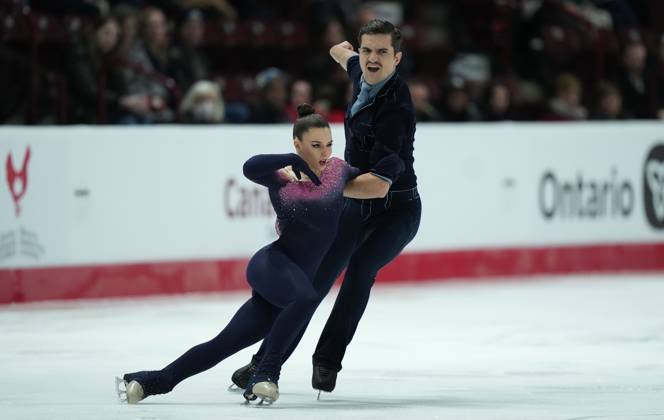 OSHAWA, ON, CANADA: Marie-Jade Lauriault and Romain Le Gac of Quebec ...