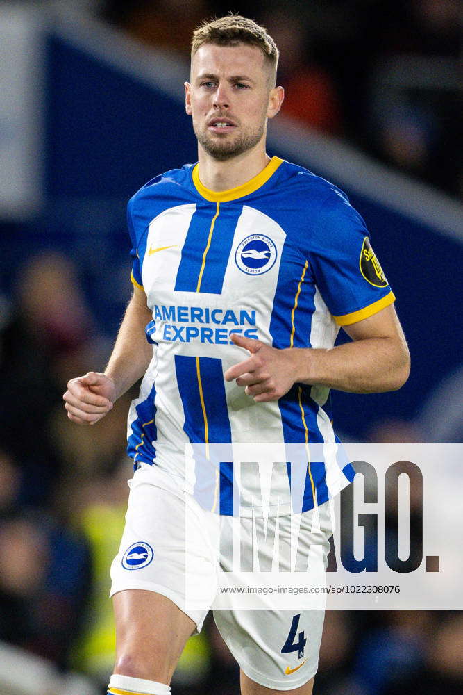 BRIGHTON, ENGLAND - JANUARY 14: Adam Webster of Brighton & Hove Albion ...