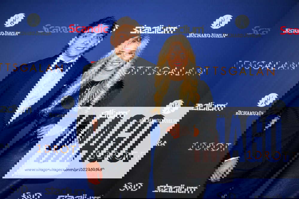 Armand Duplantis and Desire Inglander during the Sports Gala on in