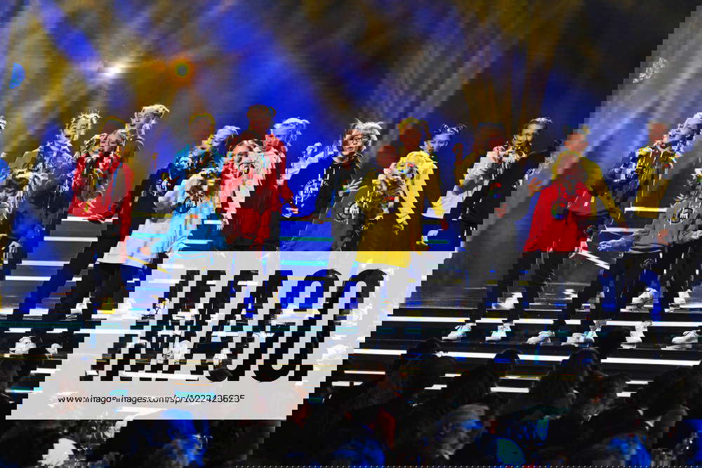 STOCKHOLM 20230116 The Color Music Choir from Ukraine performs during ...