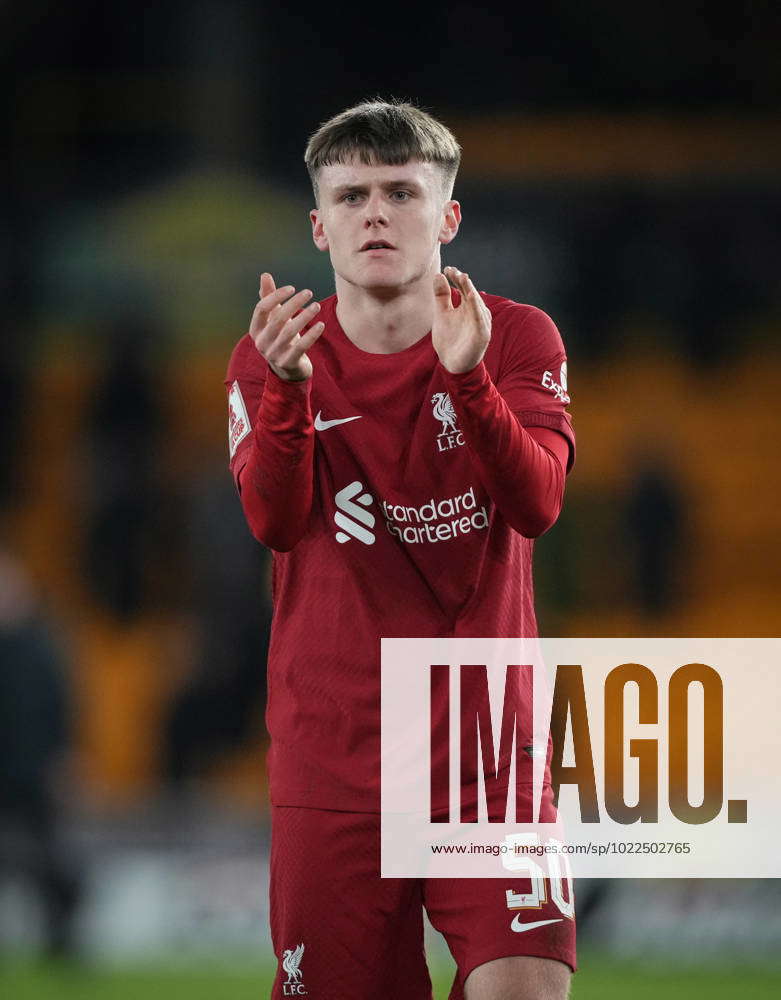 Ben Doak of Liverpool during the FA Cup 3rd round replay match between ...
