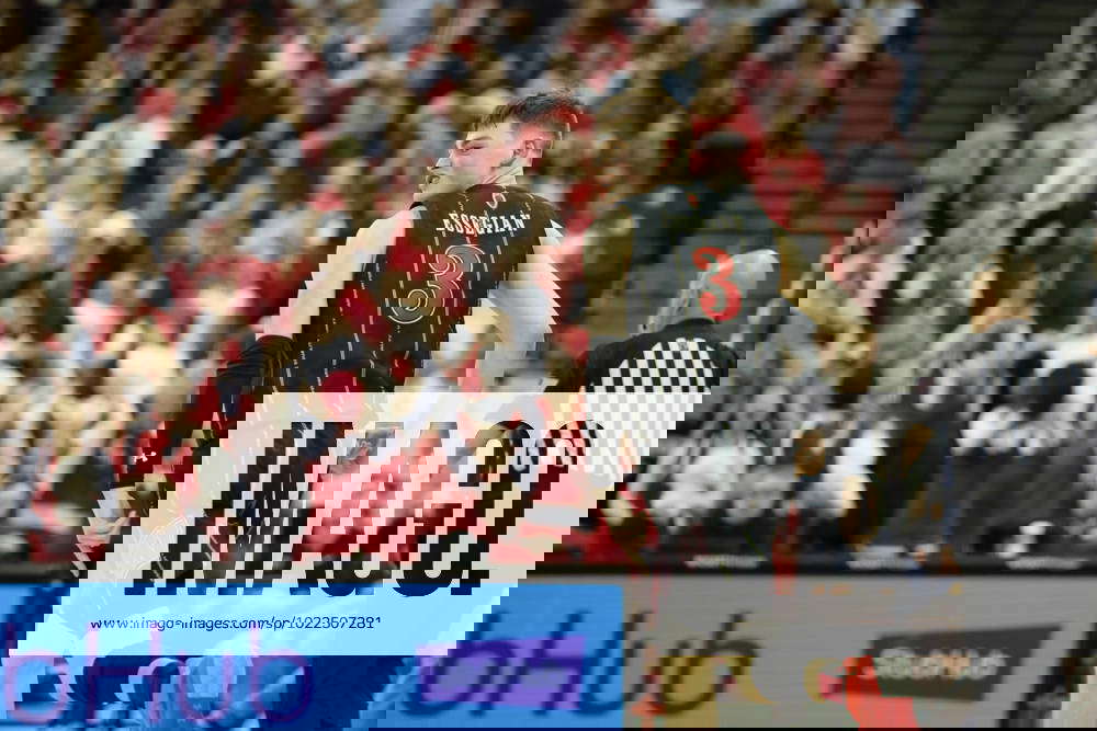 January17, 2023: Wisconsin Badgers guard Connor Essegian (3) celebrates ...