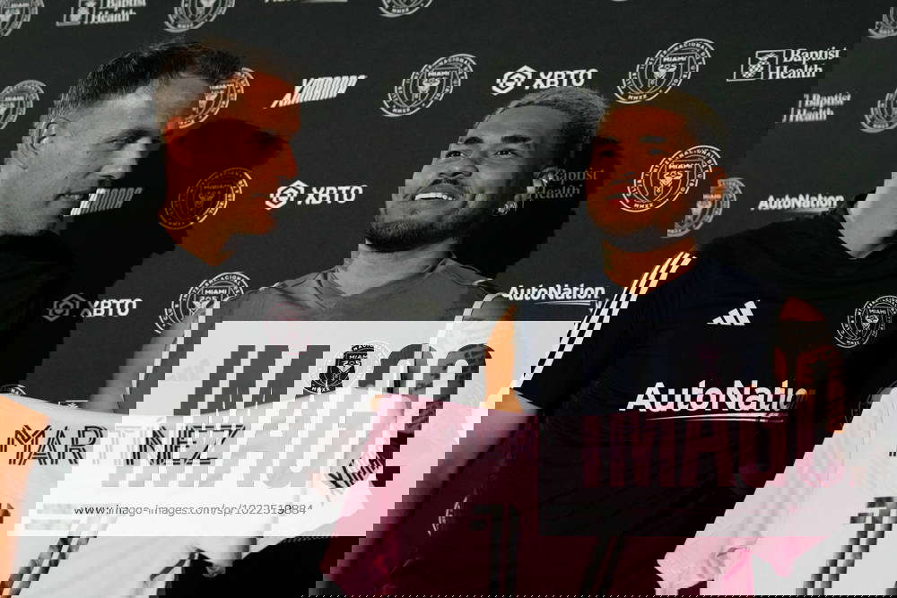 MLS, Fussball Herren, USA InterMiami CF press conference, PK ...