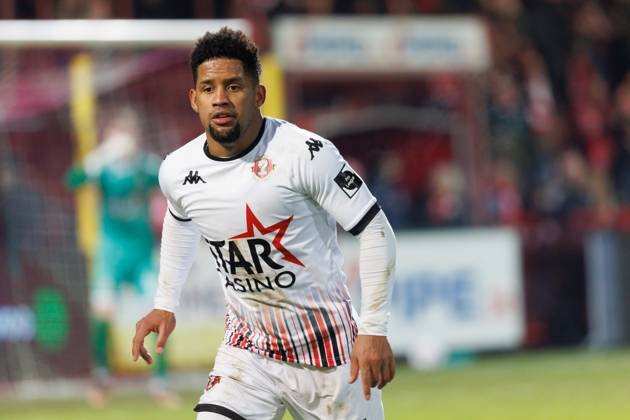 Seraing s Vagner Mvoue pictured during a soccer match between KV ...