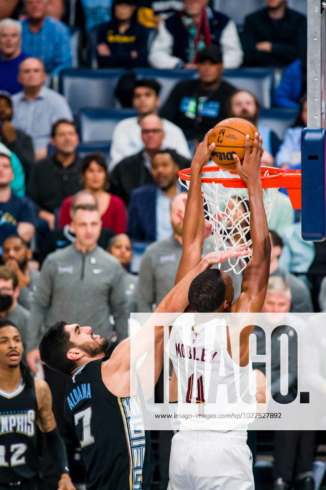 Cavs Point Guard Evan Mobley (4) during a NBA, Basketball Herren, USA ...