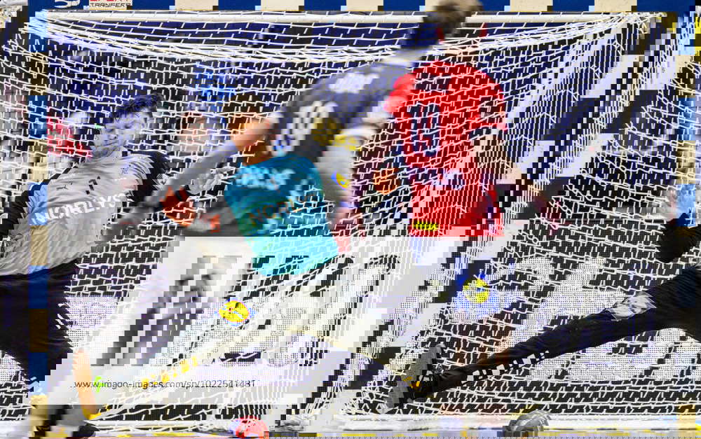 230119 goalkeeper Niklas Jacobsen Landin of Denmark during the 2023 IHF World Mens Handball