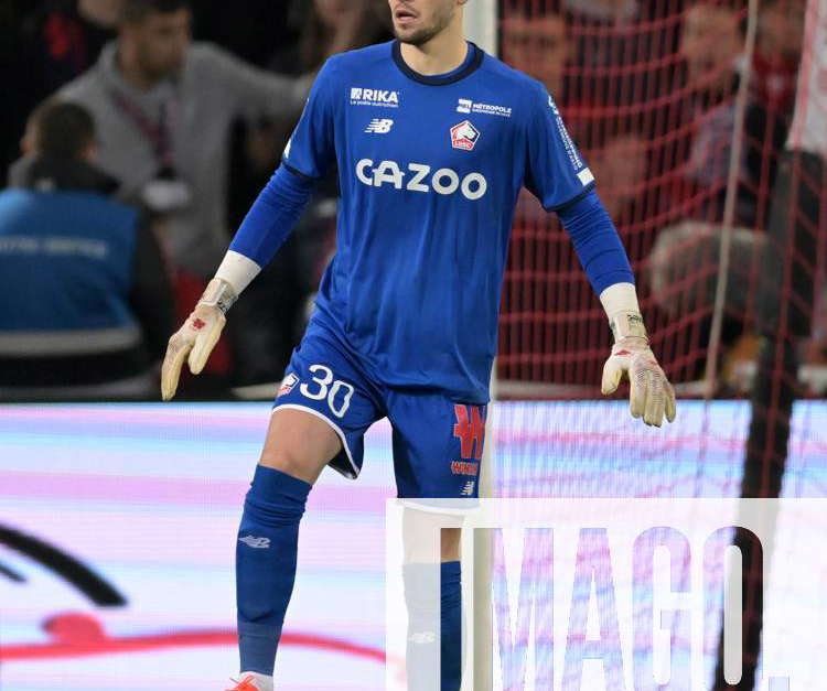 LILLE LOSC Lille goalkeeper Lucas Chevalier during the French Ligue 1 ...
