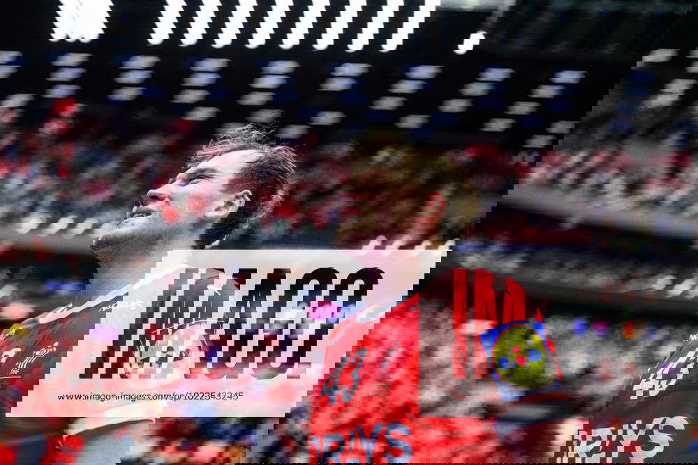 230119 Simon Bogetoft Pytlick of Denmark looks dejected after the 2023 ...