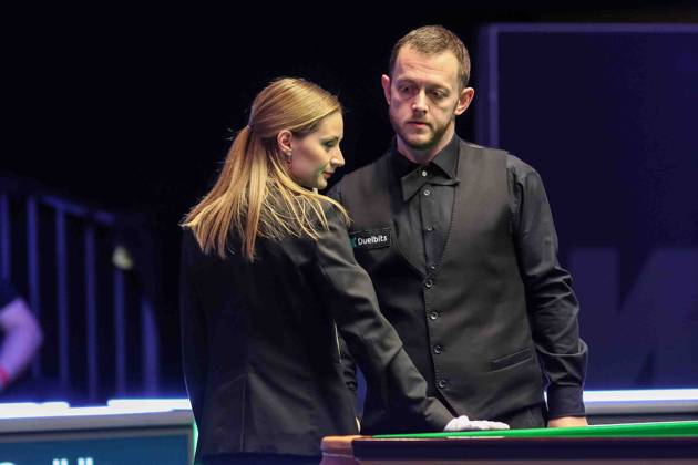 Snooker World Grand Prix Match Referee Proletina Velichkova during the Duelbits World Grand Prix