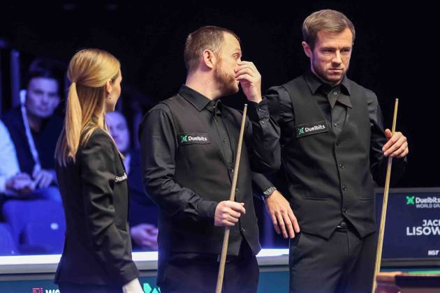 Snooker World Grand Prix Match Referee Proletina Velichkova during the ...