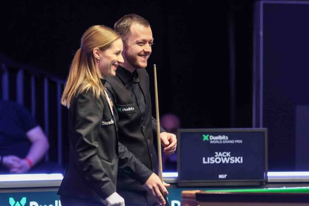 Snooker World Grand Prix Match Referee Proletina Velichkova during the ...