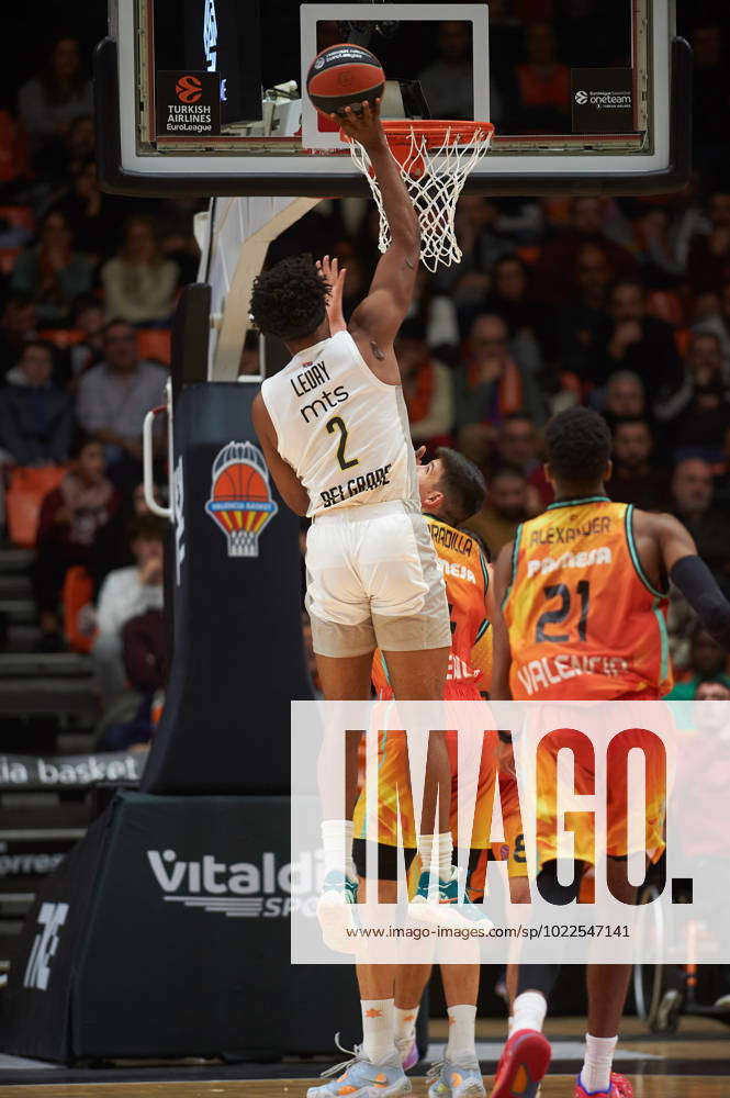 January 19, 2023, Valencia, Spain: Zach LeDay (2) (Partizan Mozzart Bet ...