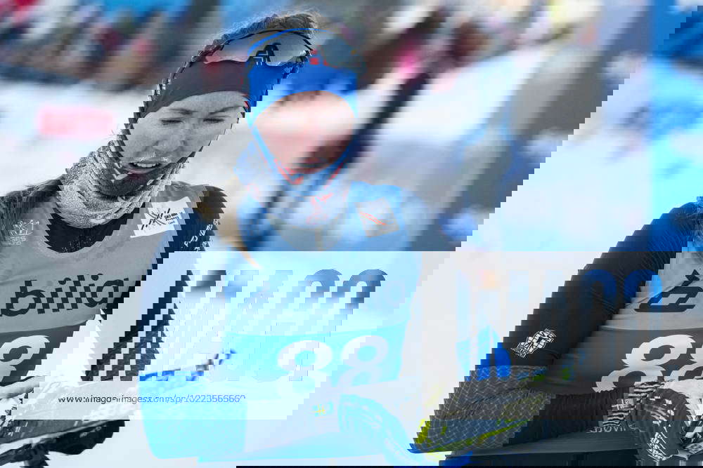 National Ski Championships Gjovik 20230120 Julie Viktoria Berg after ...