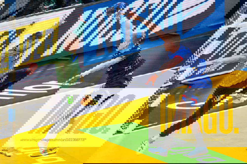 230120 Goalkeeper Andreas Palicka of Sweden with a save during the 2023 ...