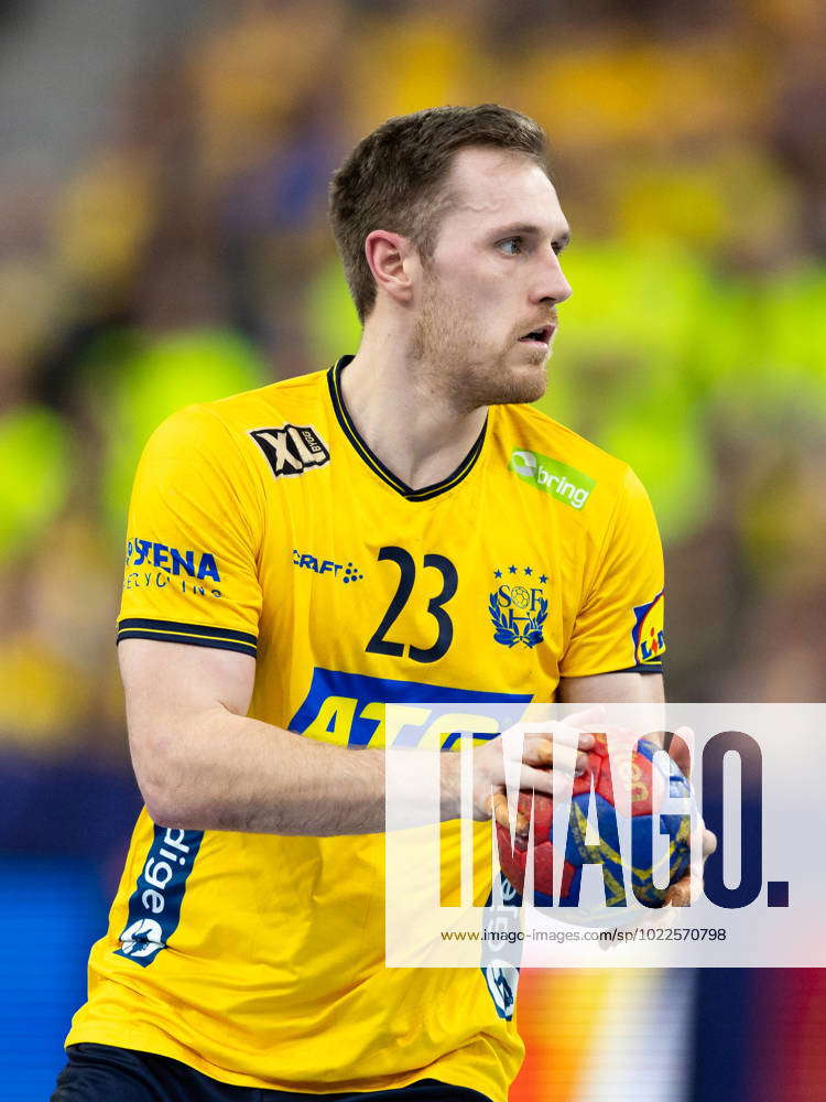 230120 Albin Lagergren of Sweden during the 2023 IHF World Mens ...