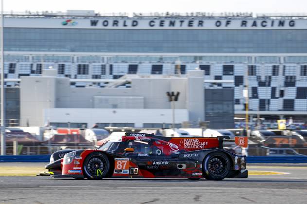 DAYTONA, FL - JANUARY 20: The 87 FastMD Racing Duqueine D08 of Yu ...