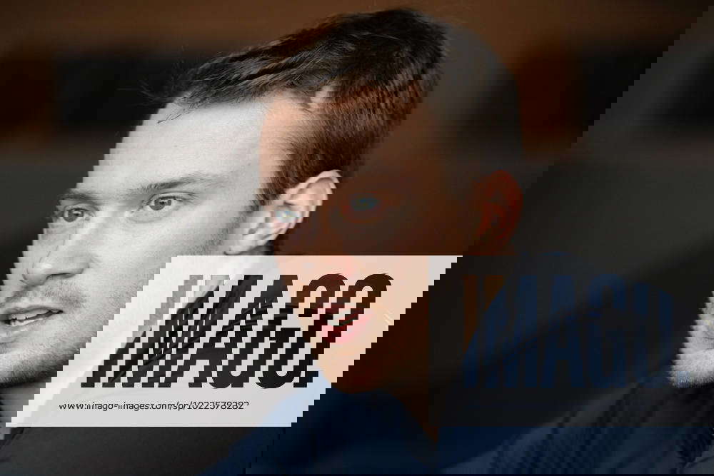 230121 Felix Claar at a press event with Sweden during 2023 IHF World ...