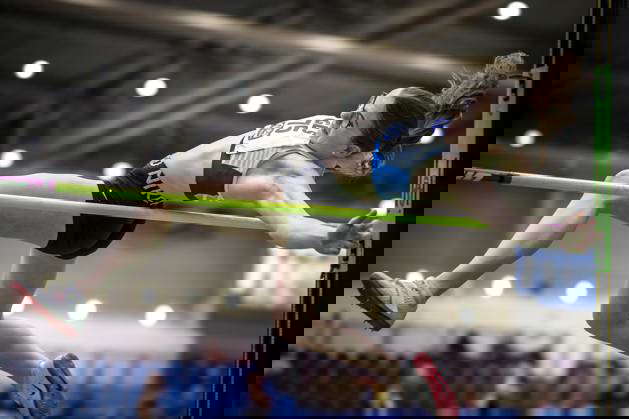 DM Hall all-around Leverkusen, 21 01 2023 Louisa Grauel TV Gelnhausen ...