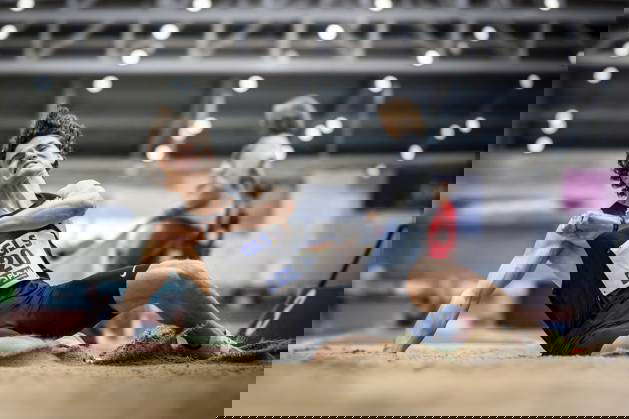 DM hall all-around Leverkusen, 21 01 2023 Cristian Ifrim Hannover 96 ...