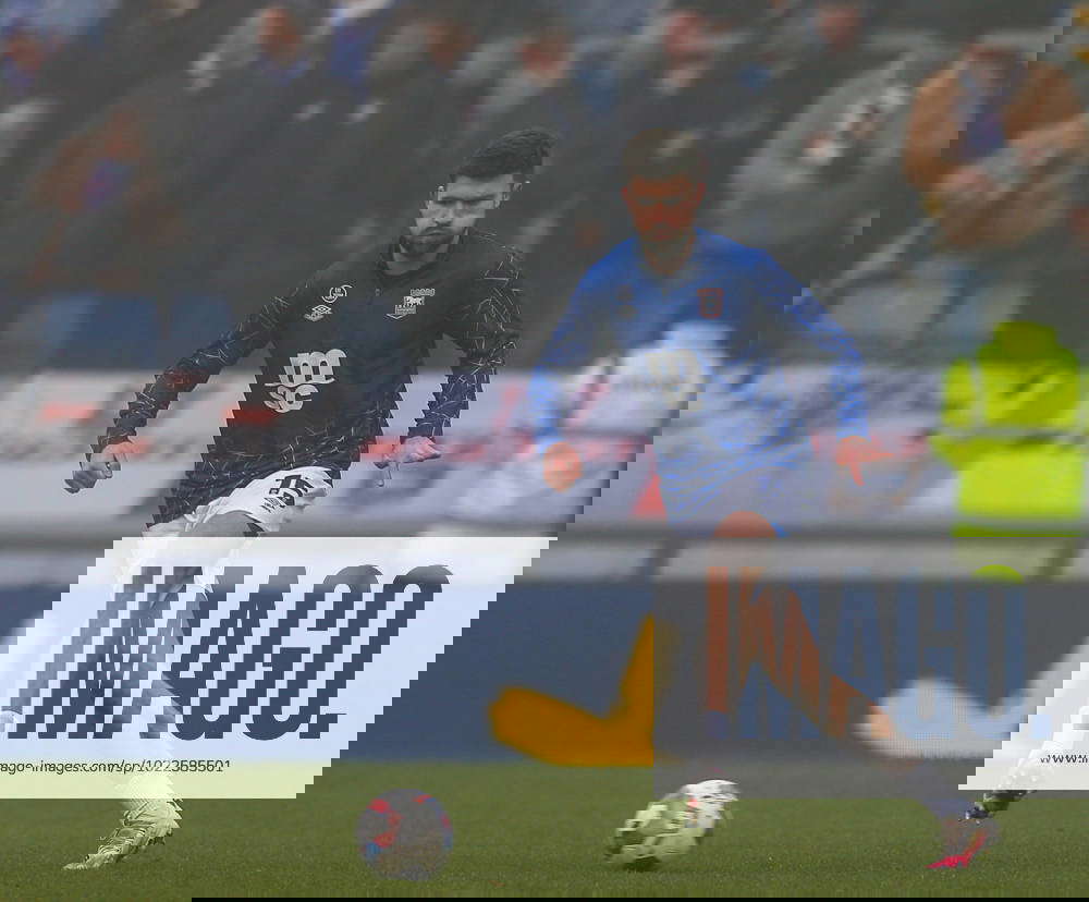 Oxford United v Ipswich Town Sky Bet League 1 Cameron Burgess of ...