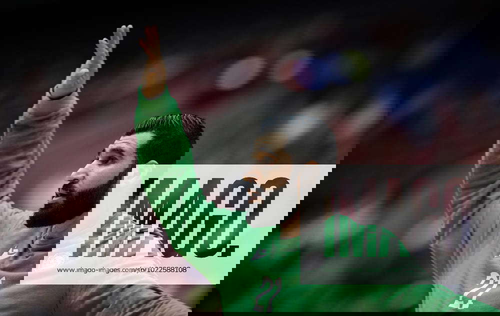 MALMÖ 20230121 Bahrain goalkeeper Mohamed Ali during Saturdays match in ...