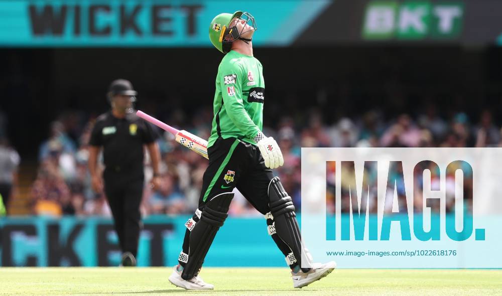 CRICKET BBL HEAT STARS, Thomas Rogers of the Stars reacts after being ...