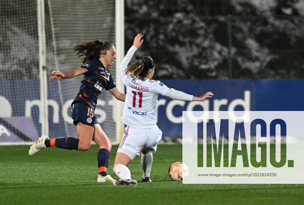 Damaris Egurrola (lyon) vs Cyrielle Blanc (montpellier) FOOTBALL ...