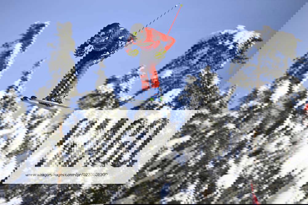 Jared Schmidt of Canada in action during the men s Ski Cross quarter ...