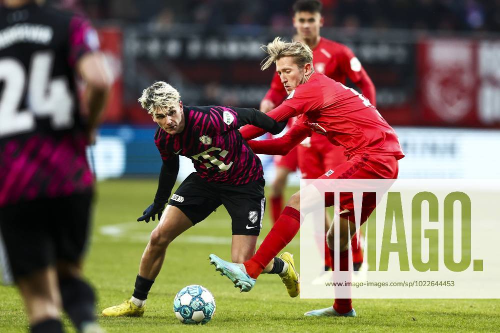 ENSCHEDE Taylor Booth of FC Utrecht, Michel Vlap of FC Twente lr during ...