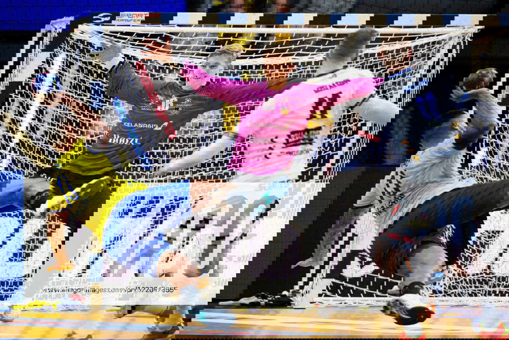 230122 goalkeeper Viktor Gisli Hallgrimsson of Iceland during the 2023 ...