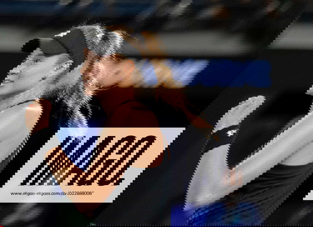 (230124) -- MELBOURNE, Jan. 24, 2023 -- Elena Rybakina of Kazakhstan ...