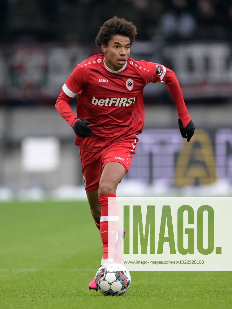 ANTWERP Calvin Stengs of Royal Antwerp FC during the Belgian Jupiler ...