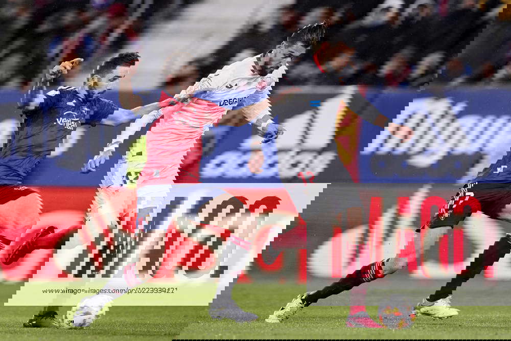 CA Osasuna vs Sevilla FC - Copa del Rey Rafa Mir of Sevilla FC competes ...