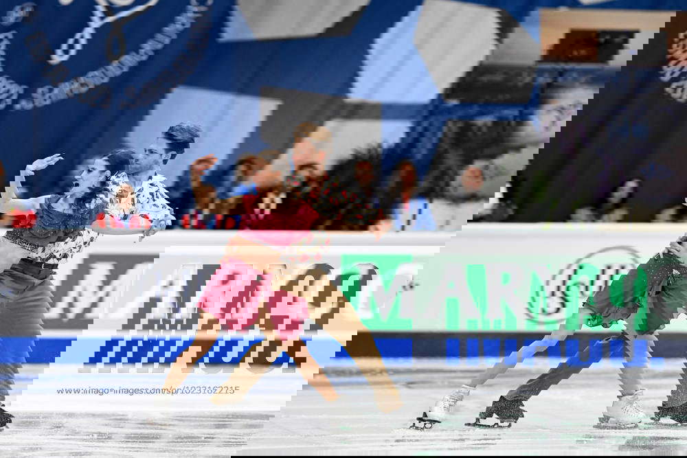 Arianna SASSI & Luca MORINI (SUI), during Ice Dance Rhythm Dance, at ...