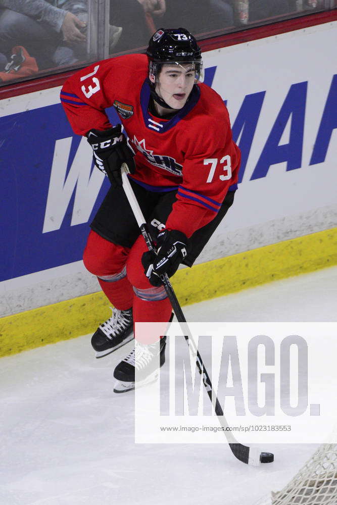 Hockey: CHL Top Prospects Game Jan 25, 2023; Langley, BC, CANADA; CHL Top Prospects team red defense