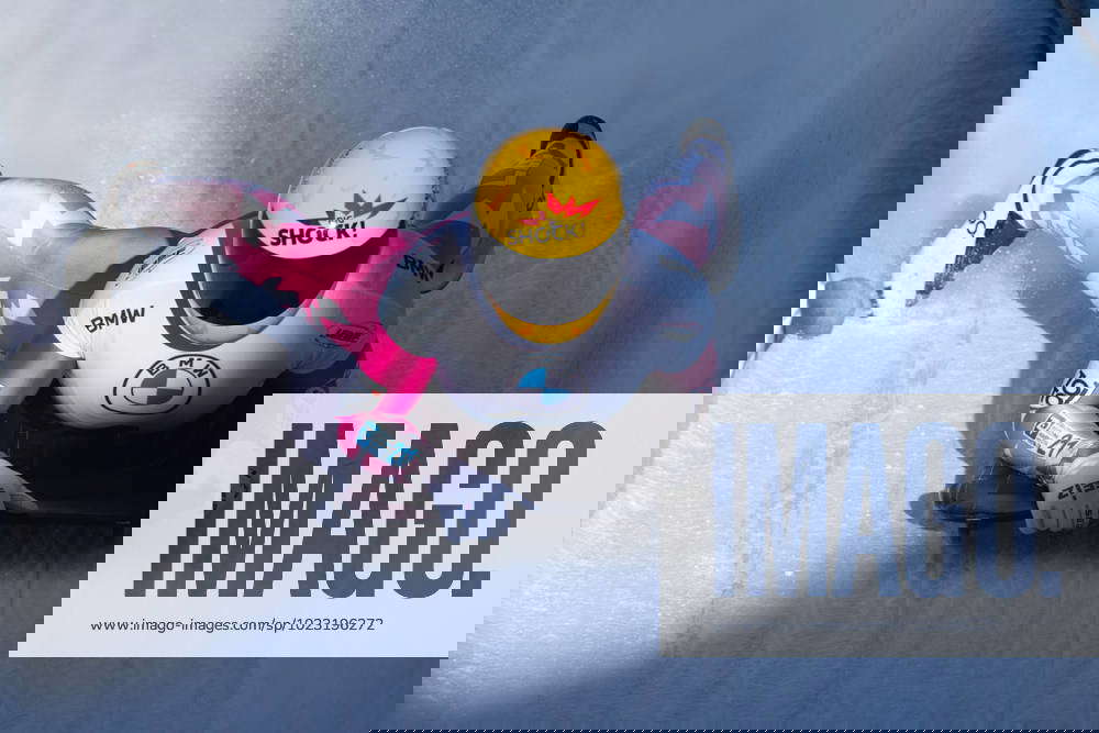 Anna Fernstaedt Czech Republic at the finish, CH, BMW IBSF Skeleton ...