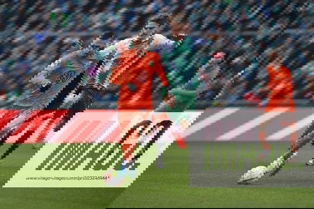 Mattias Svanberg VfL Wolfsburg , Jens Stage Werder Bremen , v li 28 01 ...