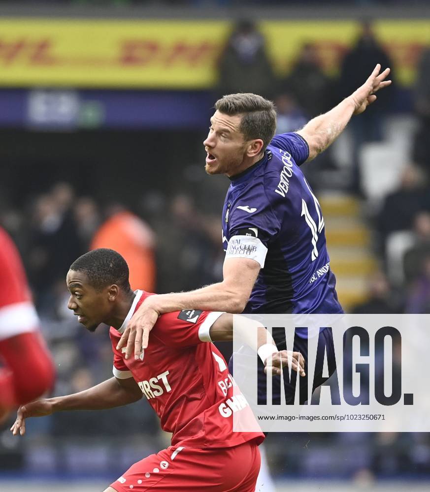 ANDERLECHT, BELGIUM - JANUARY 29 : Vertonghen Jan defender of ...