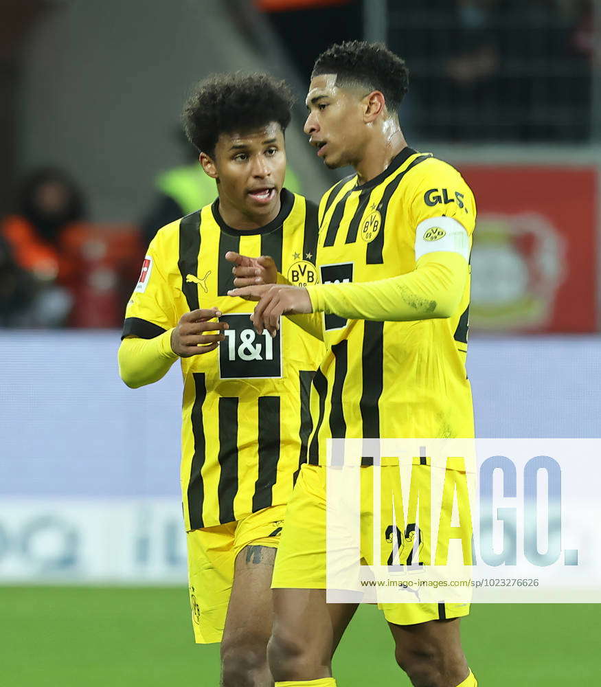 Karim Adeyemi BVB, Jude Bellingham BVB, Leverkusen, Germany, 29 01 2023 ...